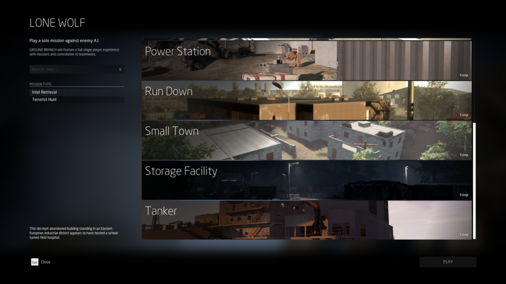 Build Update – GROUND BRANCH